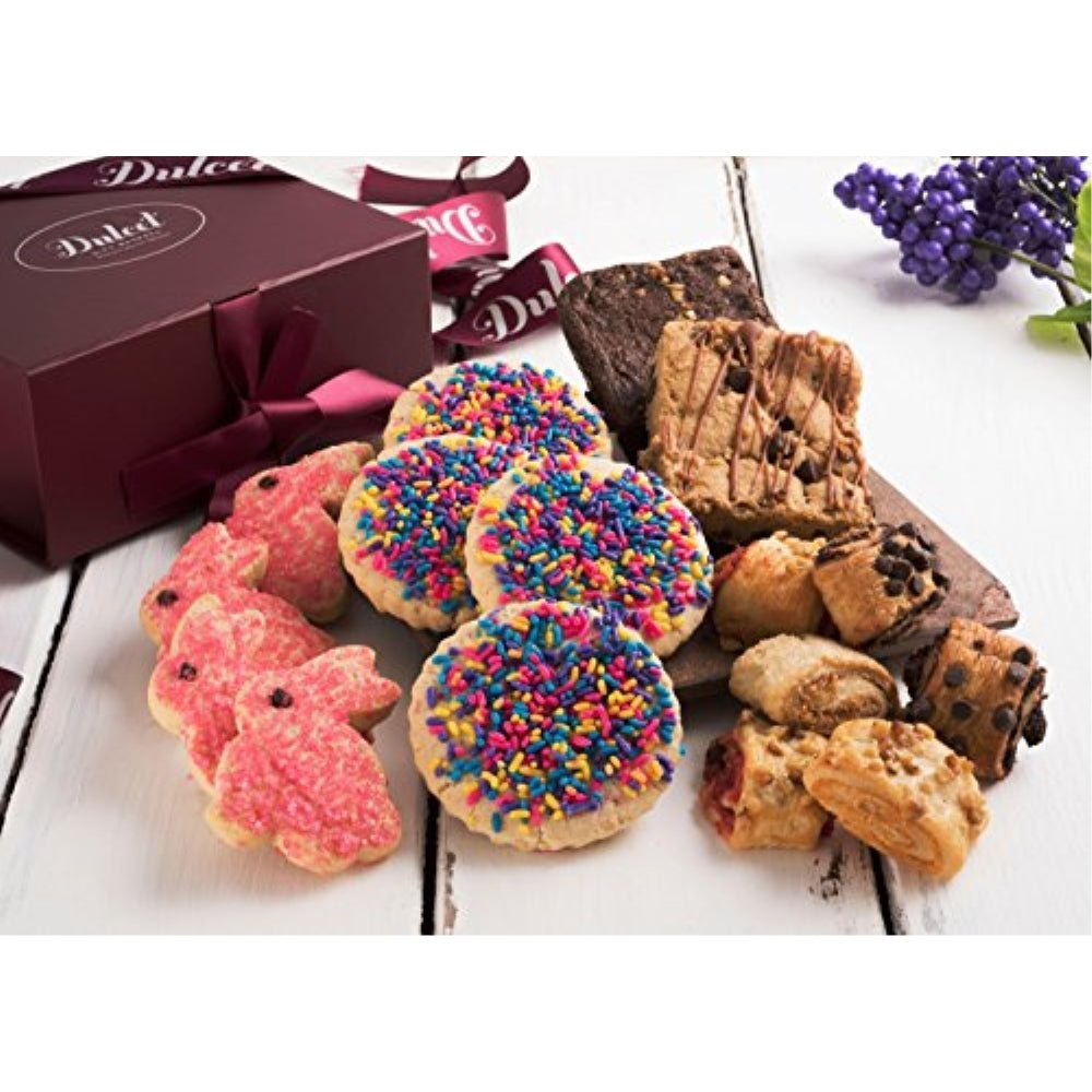 Shop Gourmet Easter Gift Box | Cookies & Sprinkles – Dulcet Gift Baskets