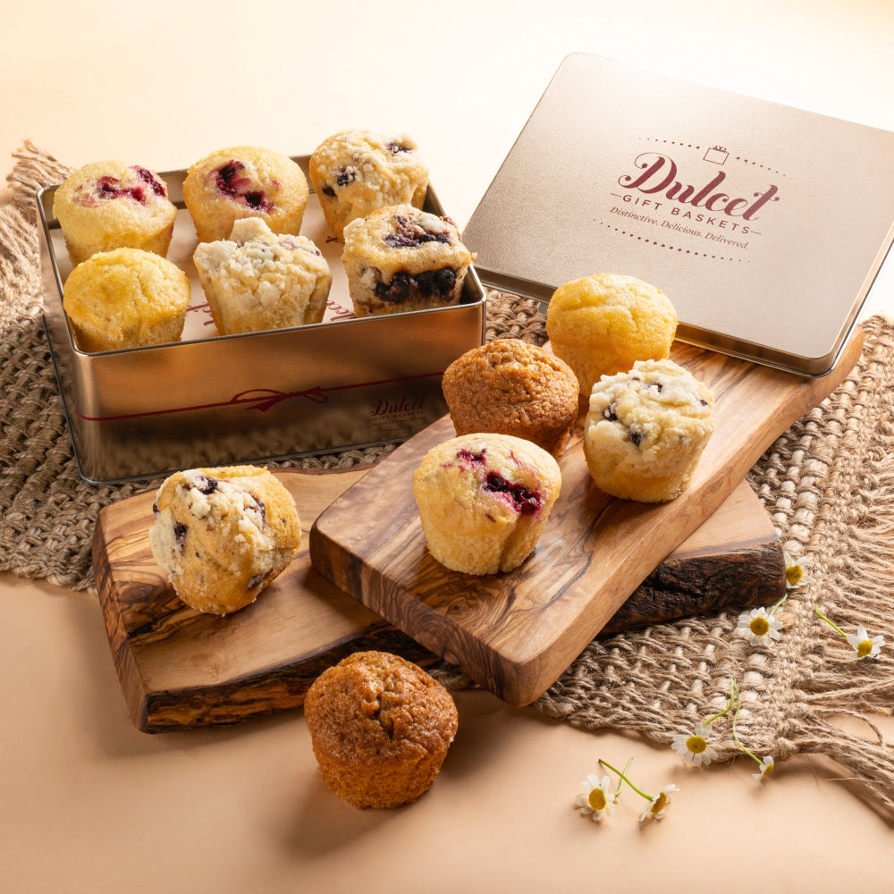 Buy Delicious Muffin Assortment Tin | A Sweet Gift for All! – Dulcet ...