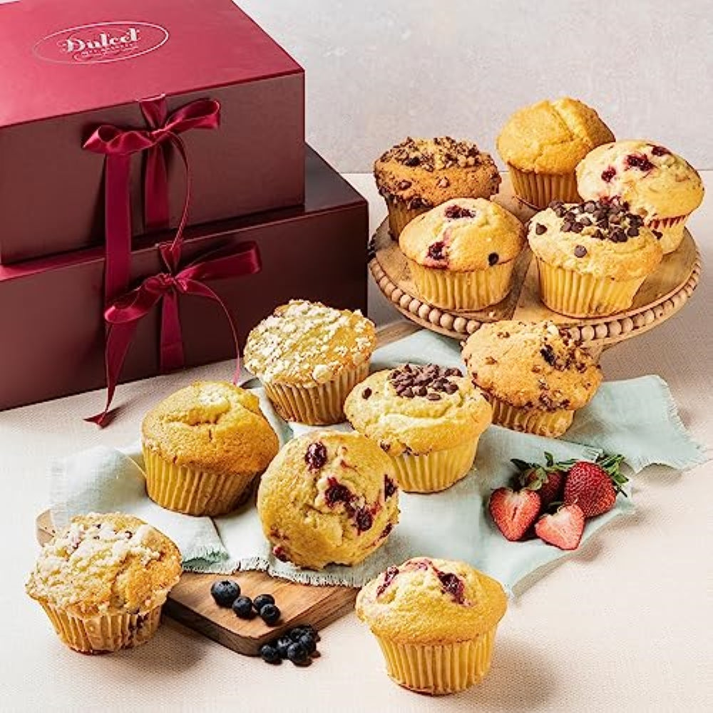 Two Tower Muffin Assortment Gift | Dulcet Gift Baskets